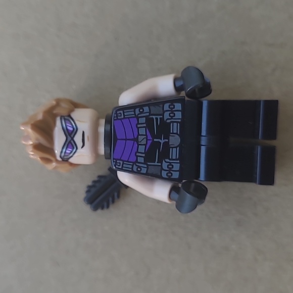 Lego | Toys | Lego Hawkeye Black And Dark Purple Minifig Super Heroes ...